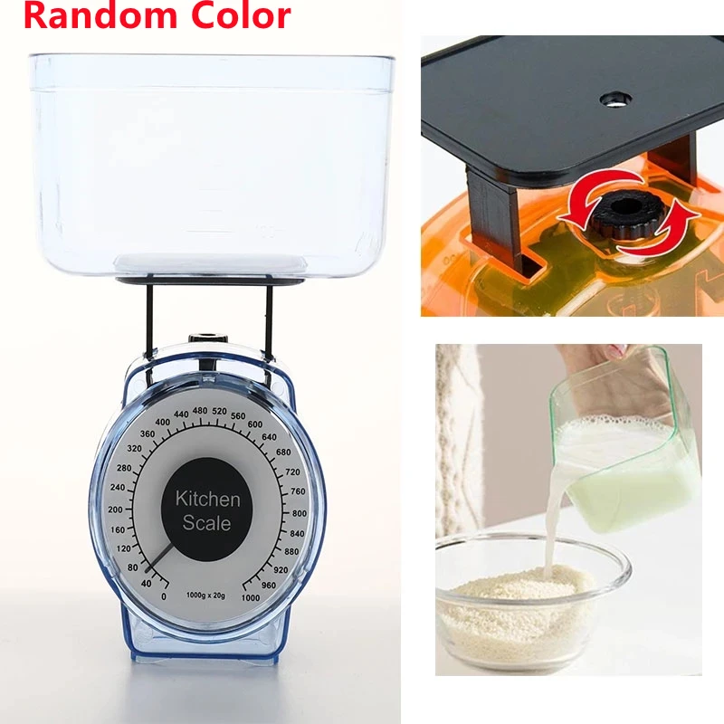 Mini Mechanical Kitchen Scale Food Weighing Restaurant Cooking Baking ...