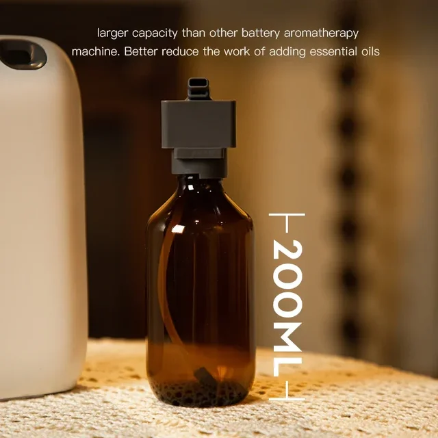 NAMSTE Battery 200ML Essential Oil Diffuser Aromatic Fragrance Device ...