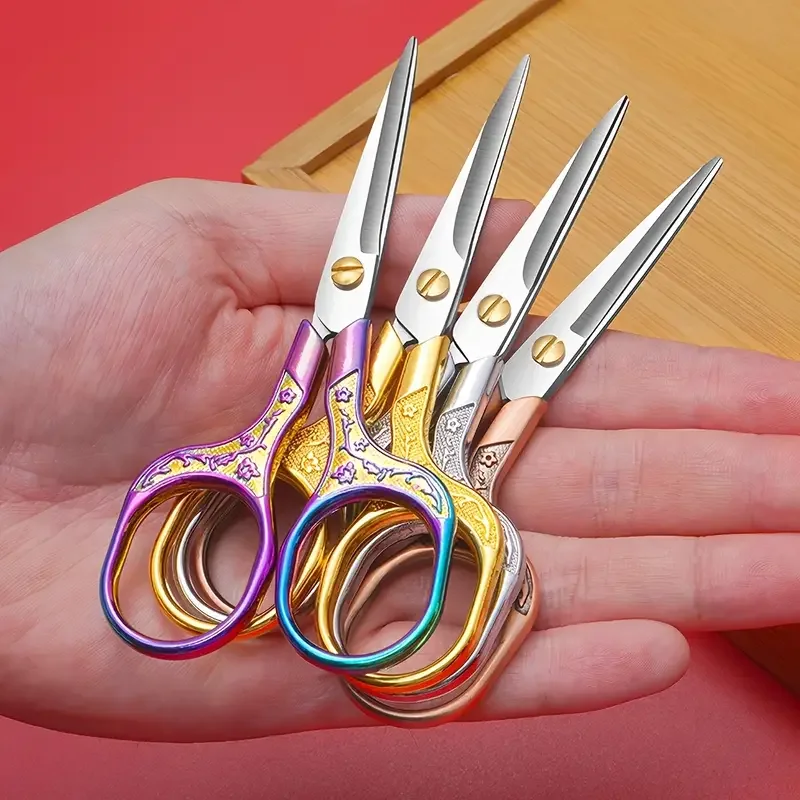 Stainless-Steel-Vintage-Scissors-Sewing-Fabric-Cutter-Embroidery ...