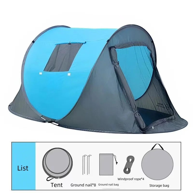 Outdoor-fully-automatic-pop-up-tent-with-instant-deployment-rainproof ...