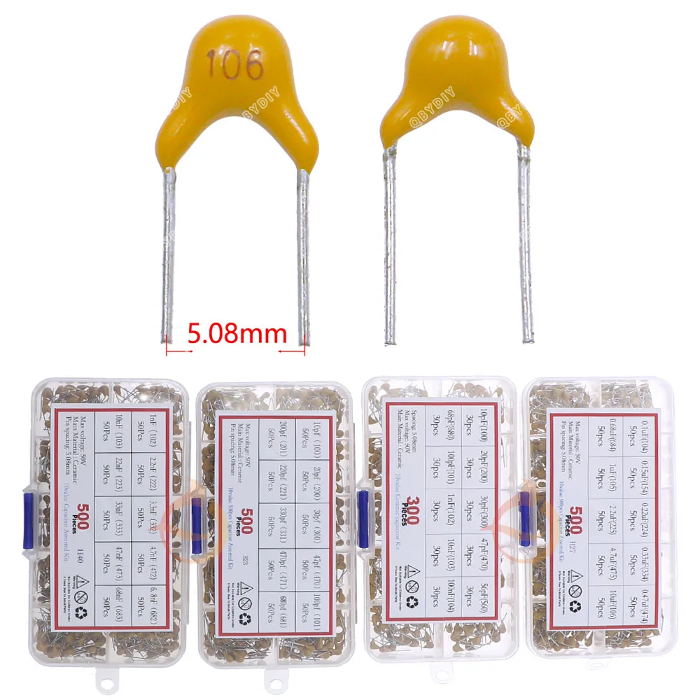 Condensador-de-cer-mica-multicapa-de-50V-caja-de-kit-mixto-101-102-103 ...