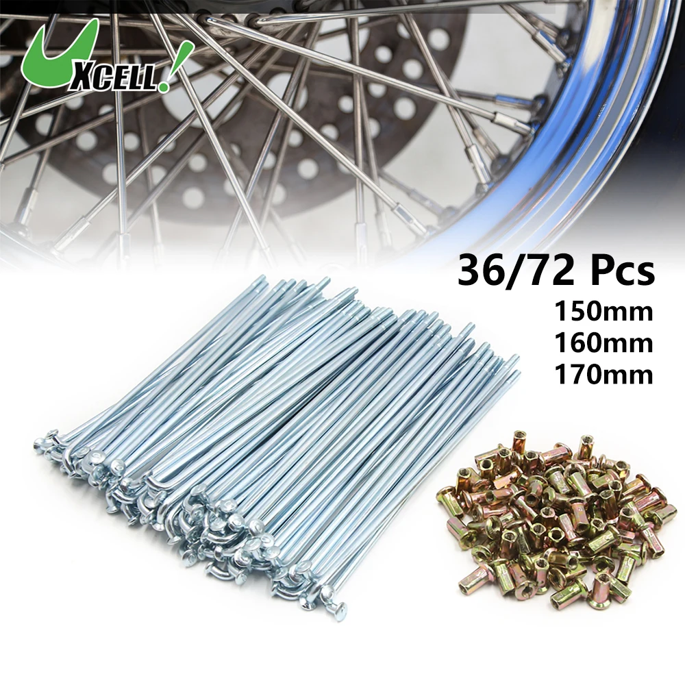 Uxcell-36pcs-72pcs-4mm-Thread-Diameter-150mm-170mm-Length-Motorcycle ...