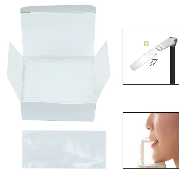 200Pcs-Box-Dental-panorama-bite-block-cover-sleeves-Plastic-Disposable ...