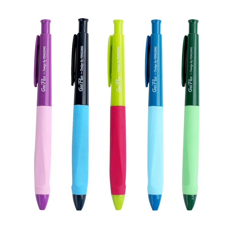 Press-style-school-supplies-ballpoint-pen-cute-0-5mm-black-stationeri ...