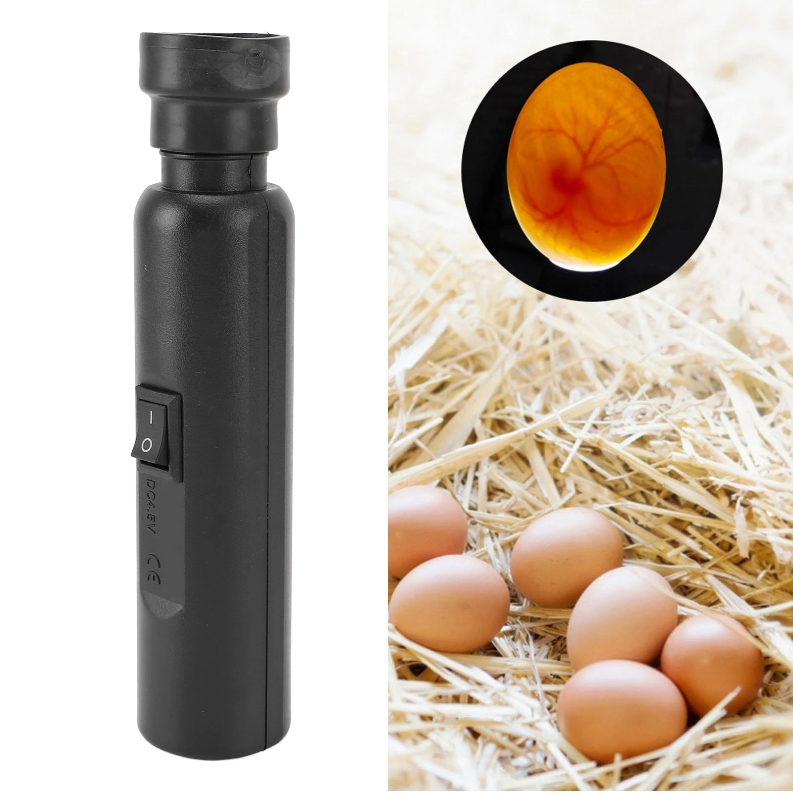 Egg Candler Tester Egg Incubator LED Light for Monitoring Eggs ...