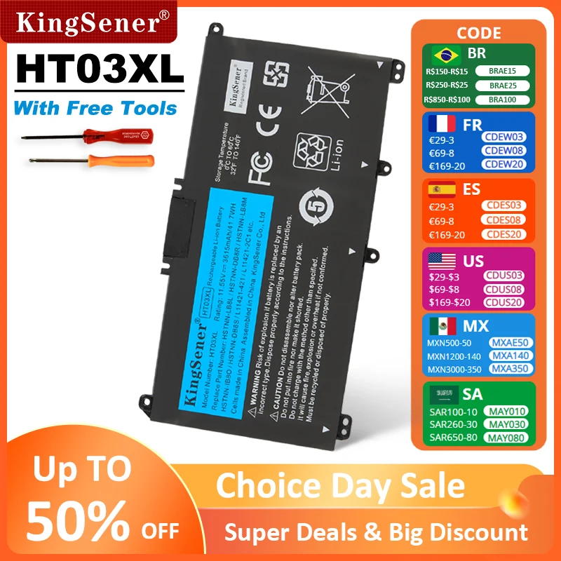 KingSener-HT03XL-Battery-For-Pavilion-HP-14-CE0025TU-14-CE0034TX-15 ...