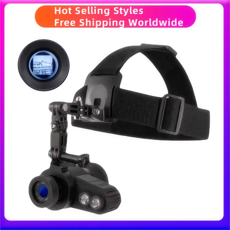 7x-Zoom-Night-Vision-Goggle-Head-Mounted-Monocular-telescope-Cross ...