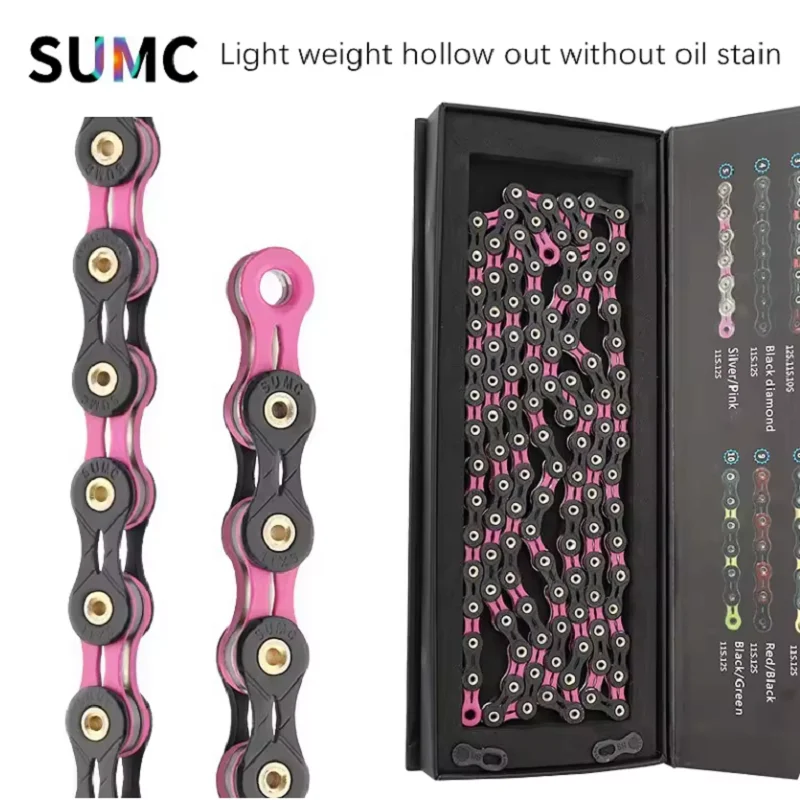 SUMC Bicycle Chain X11SL X12SL Speed MTB Road Bike Diamond Chains ...