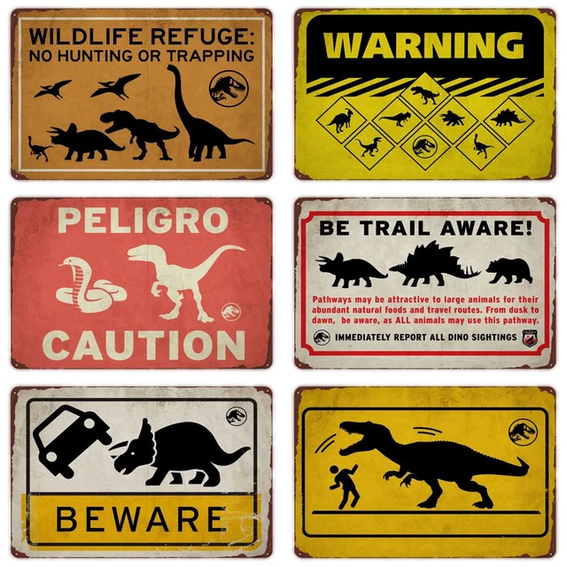 Zoo Warning Signs