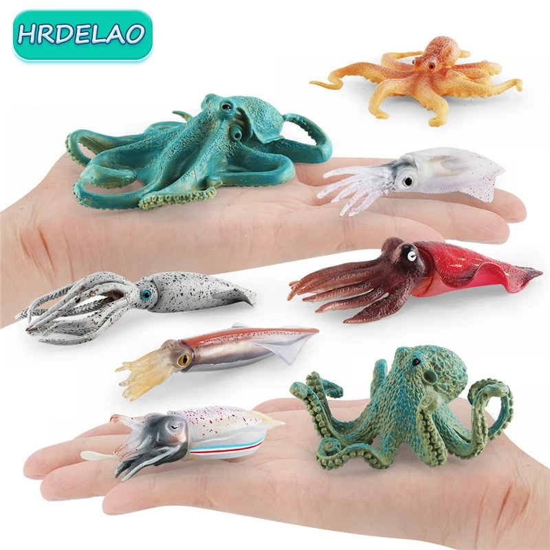Baby-Montessor-Simulated-Ocean-belemnite-Octopus-Squid-Animal-Model ...