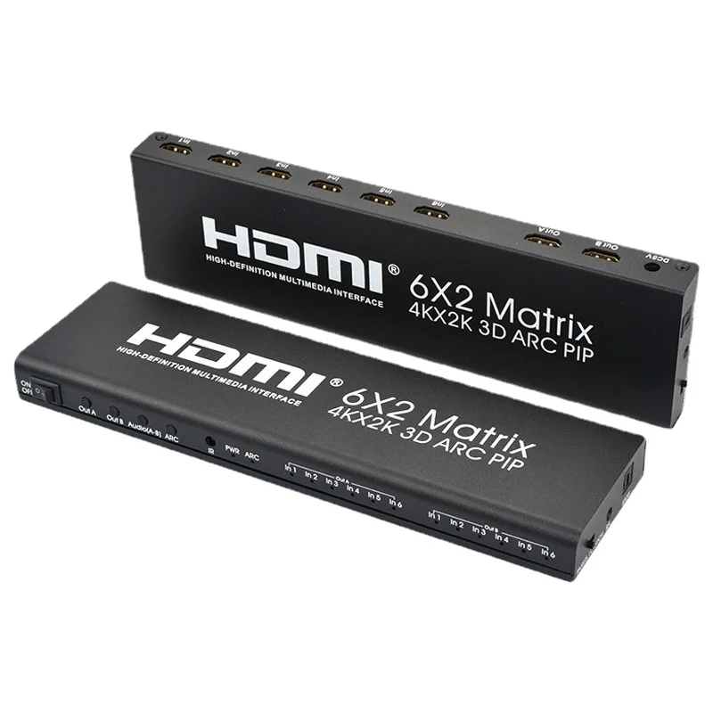 Factory-Direct-HDMI-Matrix-6x2-HD-Switching-Distributor-with-6-Inputs-2 ...