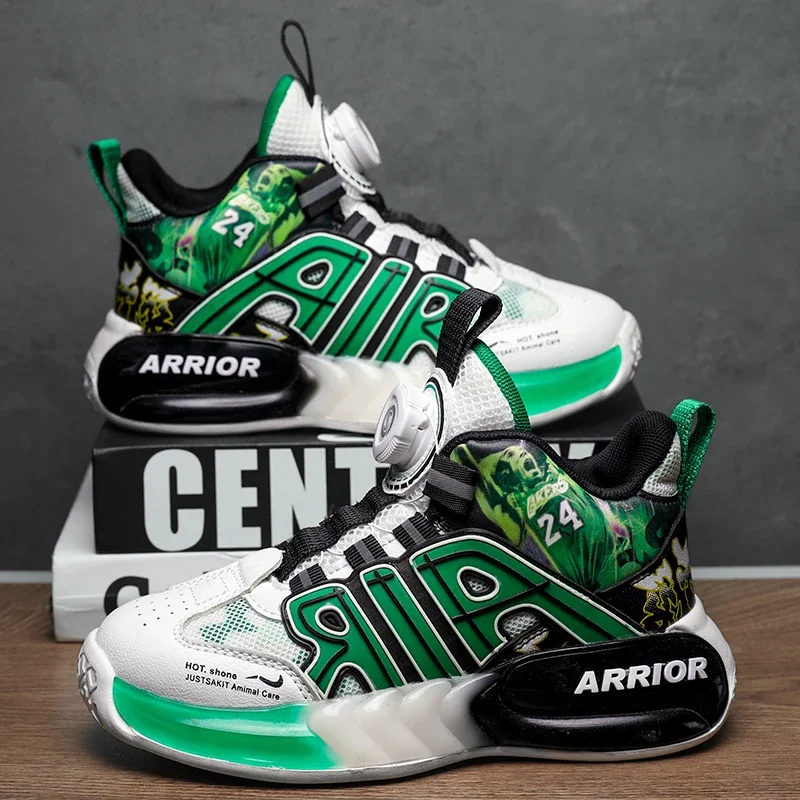 Meninos-Non-Slip-Soft-Soled-Basketball-Shoes-Outdoor-Field-Training ...