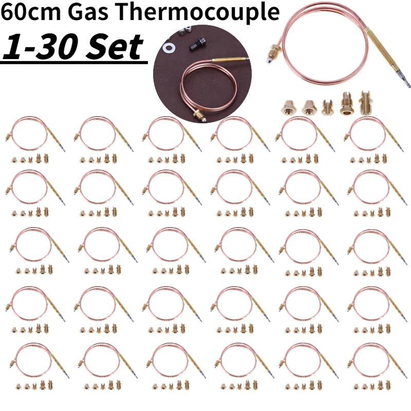 1-30Set-60cm-Thermocouple-Gas-Valve-Boiler-Temperature-Sensor ...