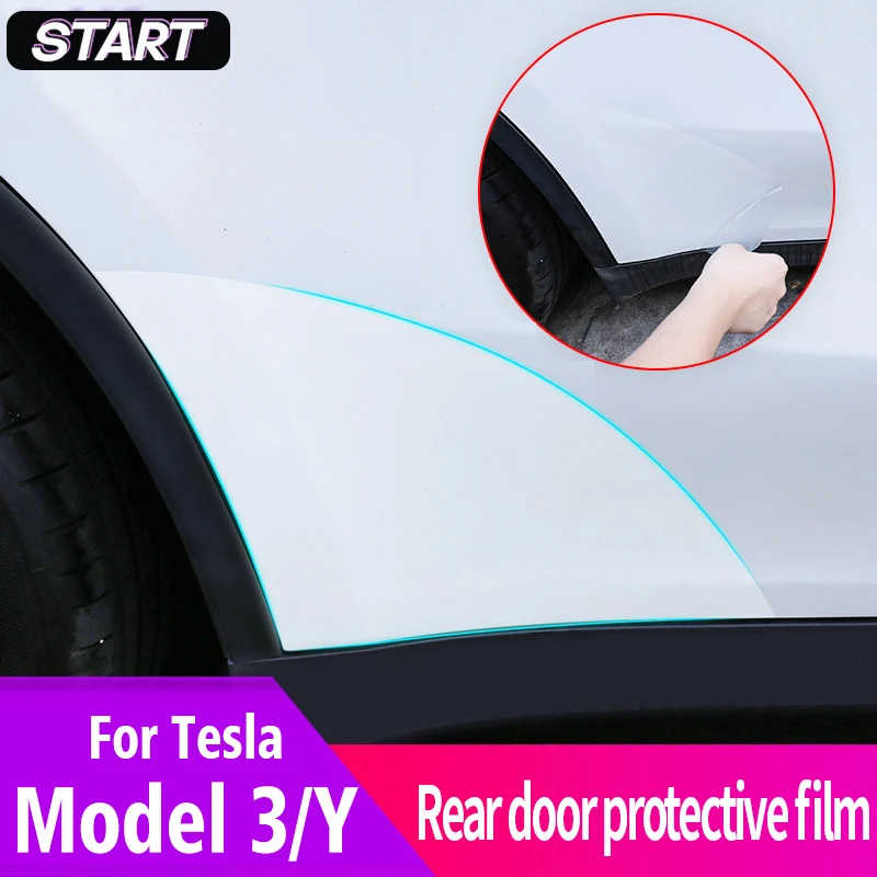 Car-TPU-Rear-Door-Transparent-Trim-Stickers-Triangle-Protective-Film ...