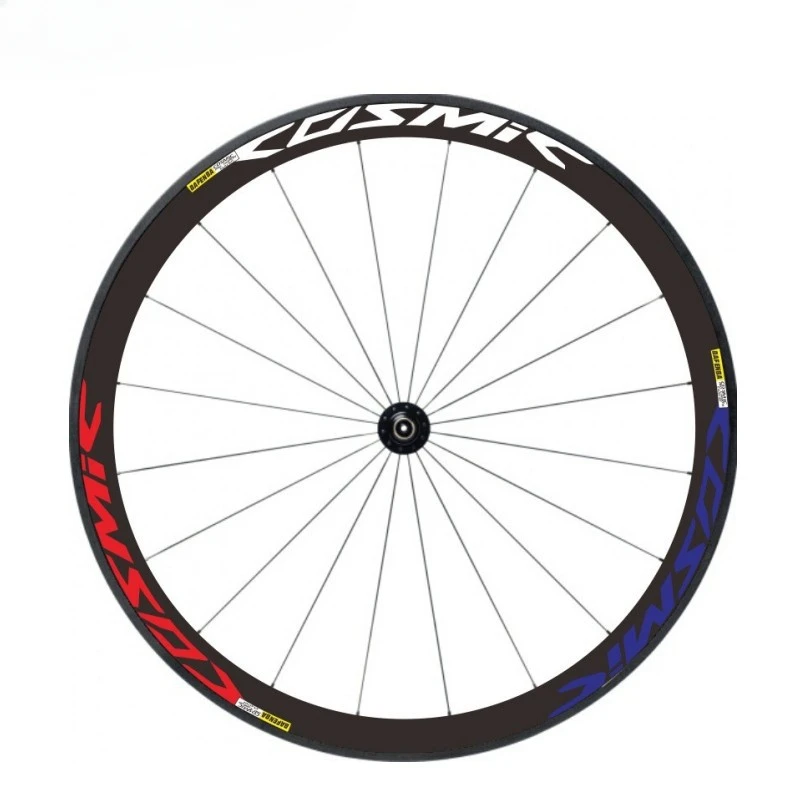 Road Bike Wheel Set Stickers Bike Rim Decals Cycling Waterproof ...