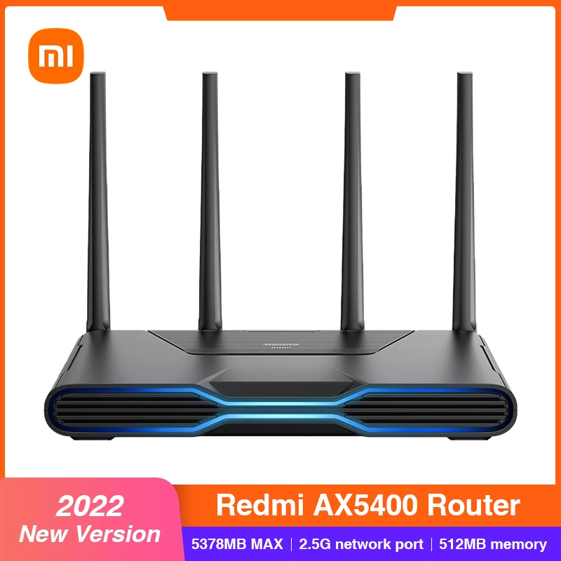 Xiaomi Redmi Router AX5400 Gaming Router WiFi6 512MB Qualcomm IPQ5018 ...