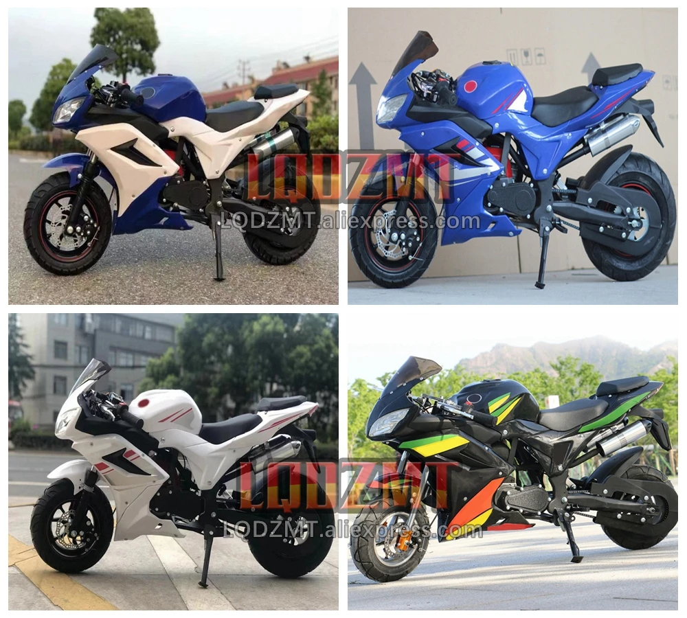 Purple And Black Motorcycle