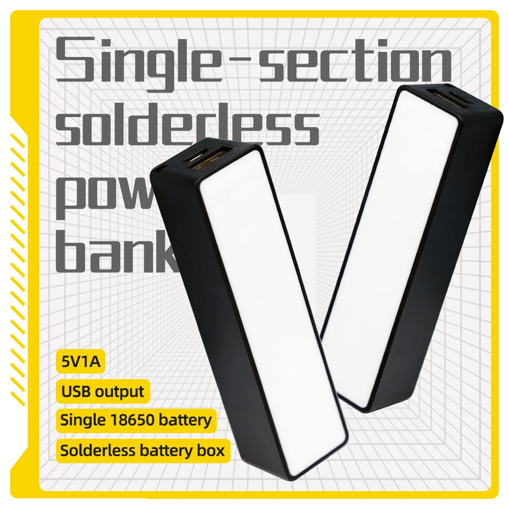 18650-Battery-Power-Bank-Case-1Cell-No-Battery-No-Welding-USB-Charging ...