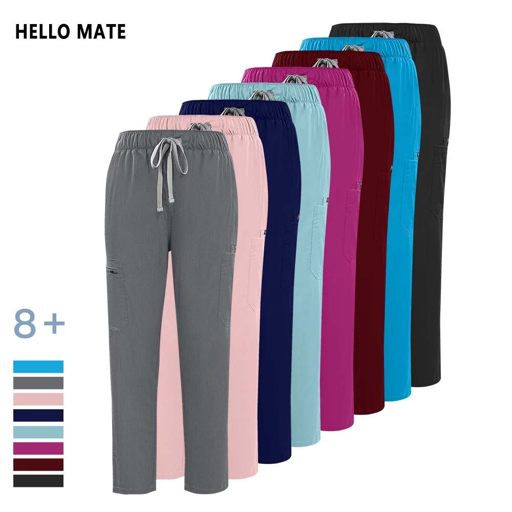 High Quality Medical Scrubs Pants for Women Men Hospital Doctor Nurse ...