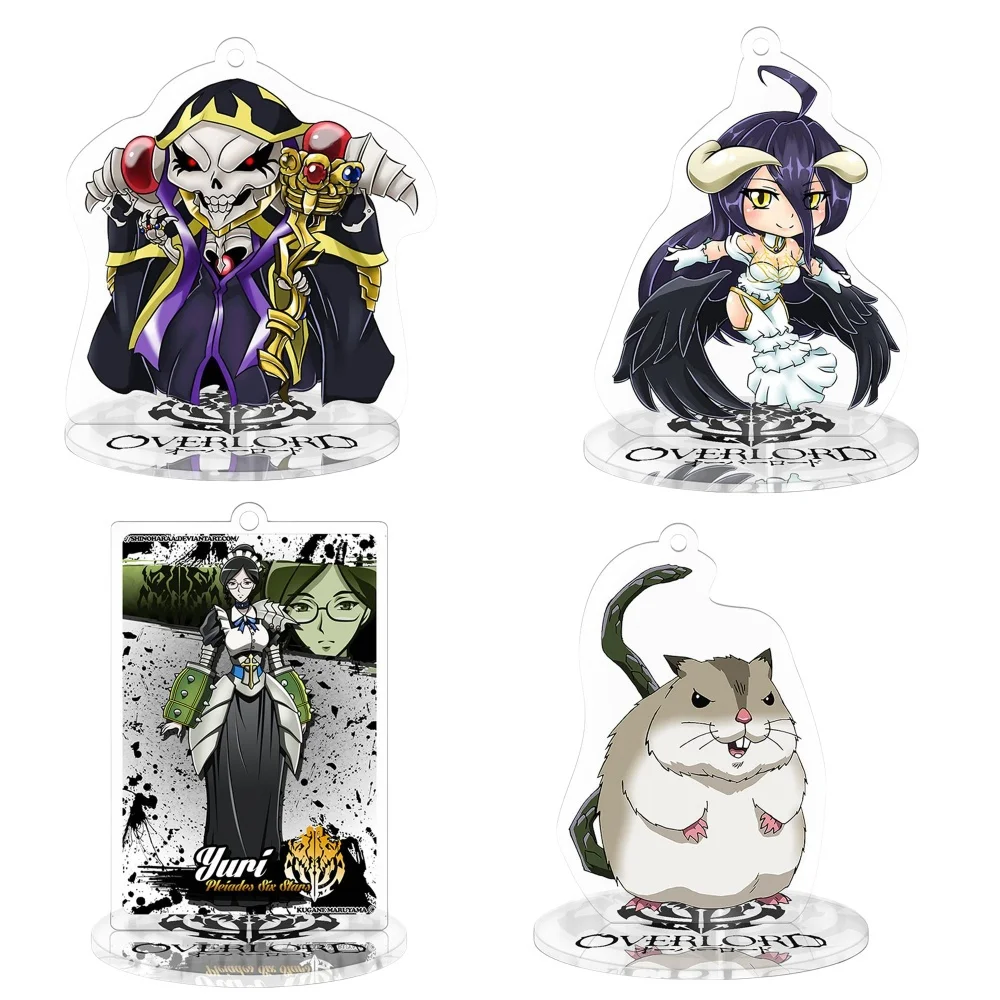 Hot-Kawaii-Anime-Peripherals-Overlord-Cartoon-HD-Acrylic-Keychain ...