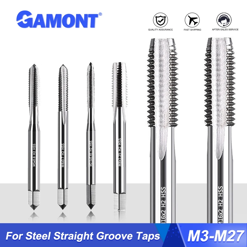 GAMONT-Straight-Slot-Head-Machine-Tap-Tapping-Stainless-Steel-Special ...