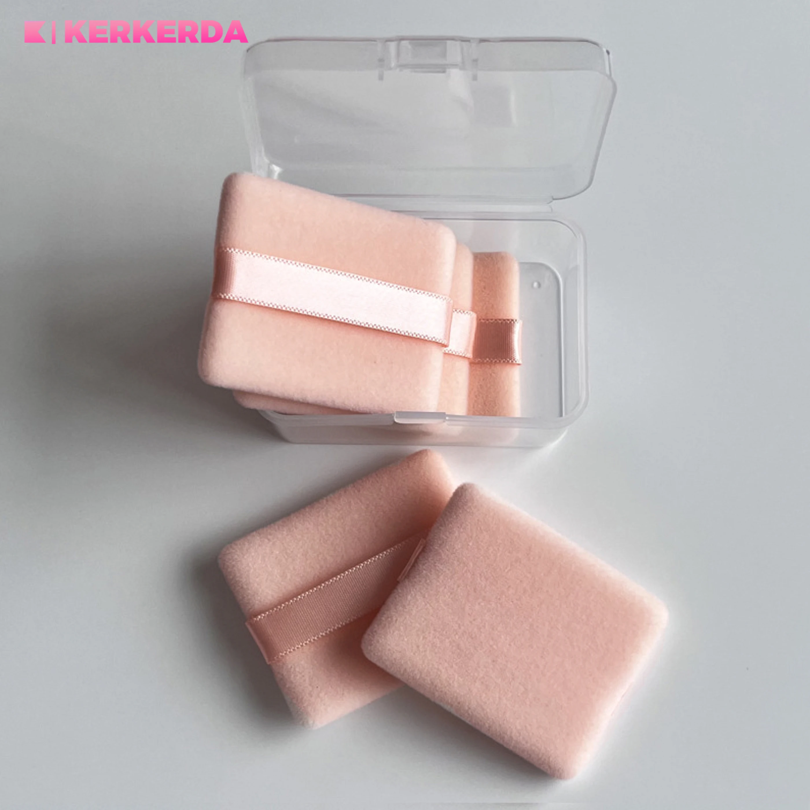 Double-Sided-Flocking-Make-Up-Powder-Puff-Rectangle-Foundation-Make-Up ...