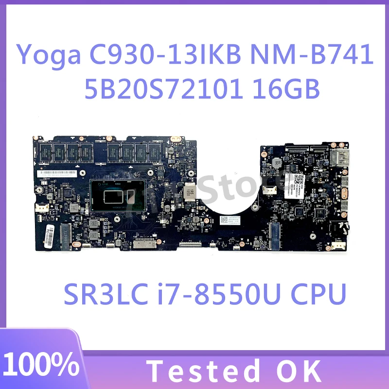 EYG70-NM-B741-FRU-5B20S72101-16GB-Mainboard-For-Lenovo-Yoga-C930-13IKB ...