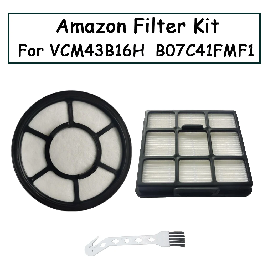 HEPA-Filter-Set-For-Amazon-Cylinder-Vacuum-Cleaner-VCM43B16H-B07C41FMF1 ...