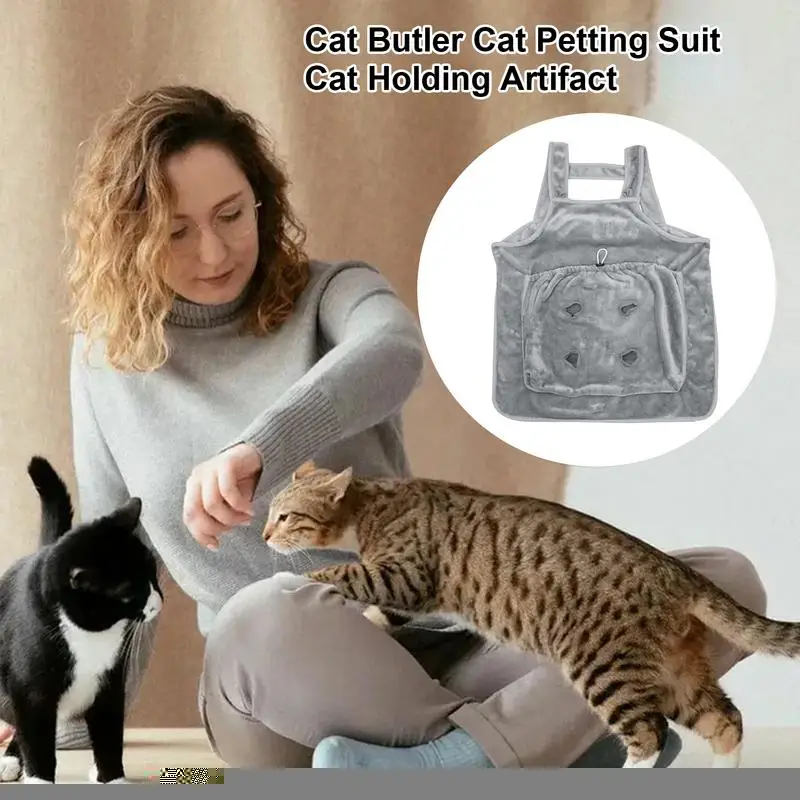 Apron for carrying cats Cat Carrier Pet Carrier Pouch for holding ...