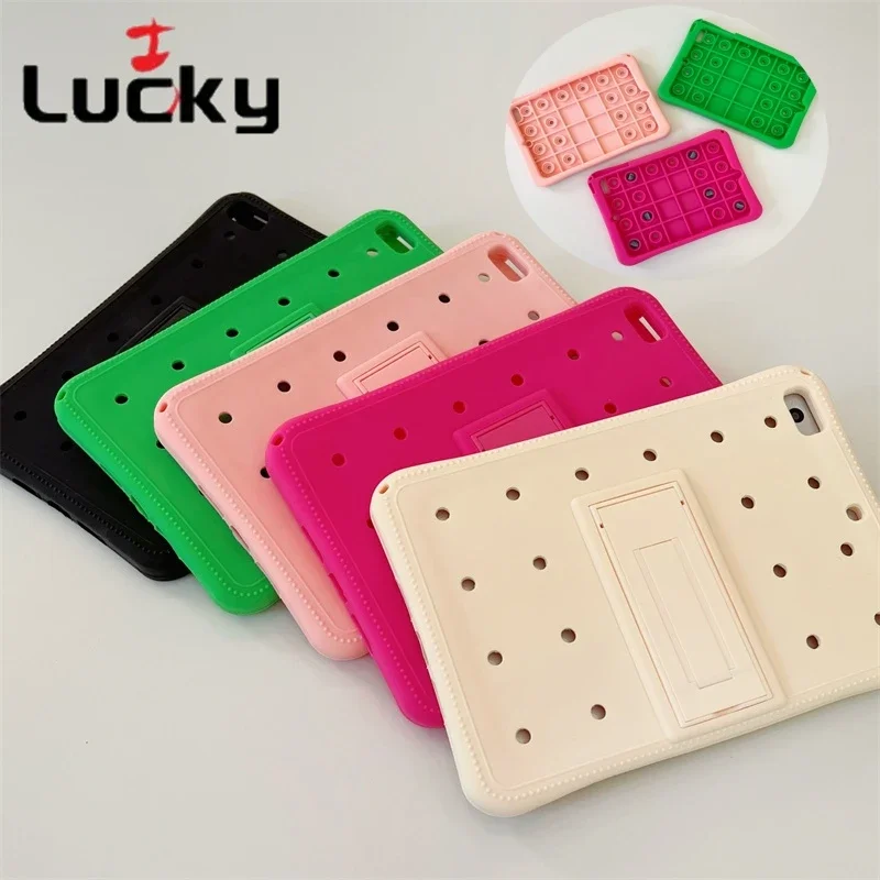 DIY-Hole-Soft-Silicone-Tablet-Case-with-Built-in-Kickstand-for-iPad ...