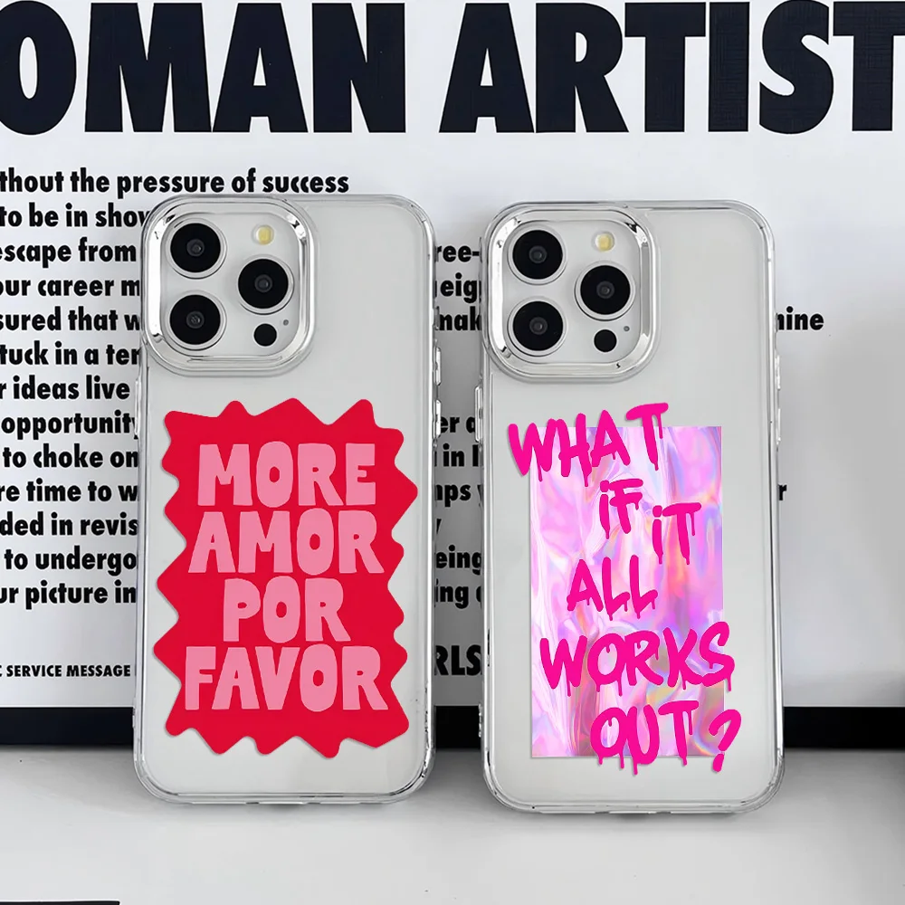 Colorful Maximalist More Amor Por Favor Phone Case for Samsung Galaxy ...