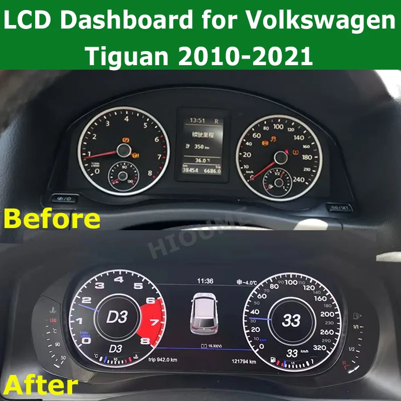 2022-Lates-Car-Digital-Cluster-Meter-Instrument-For-Volkswagen-Tiguan ...