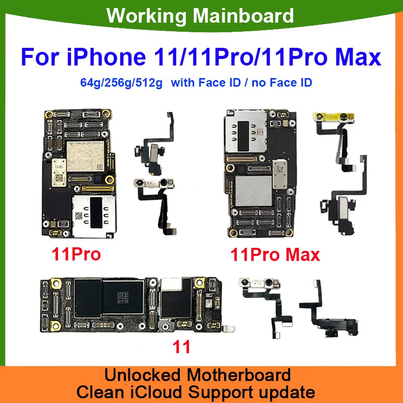 Full-Function-Motherboard-for-iPhone-11-Pro-Max-11-Pro-11-Tested ...