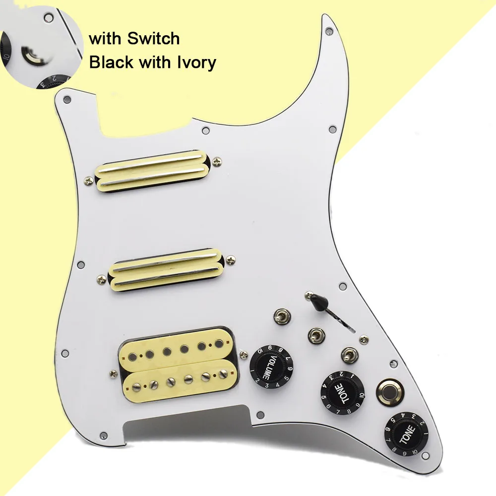 SSH-Guitar-Pickguard-Pickup-with-On-Off-and-Single-cut-Switch-Control ...