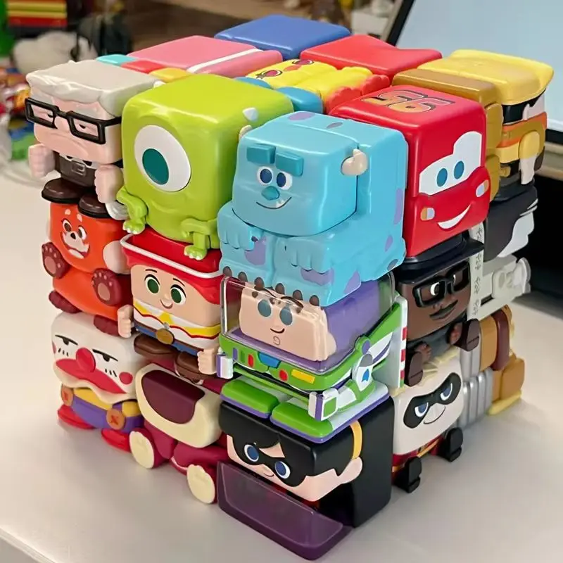 Disney-Pixar-Pop-Cube-caja-ciega-Kawaii-Toy-Story-Inside-Out-figura ...