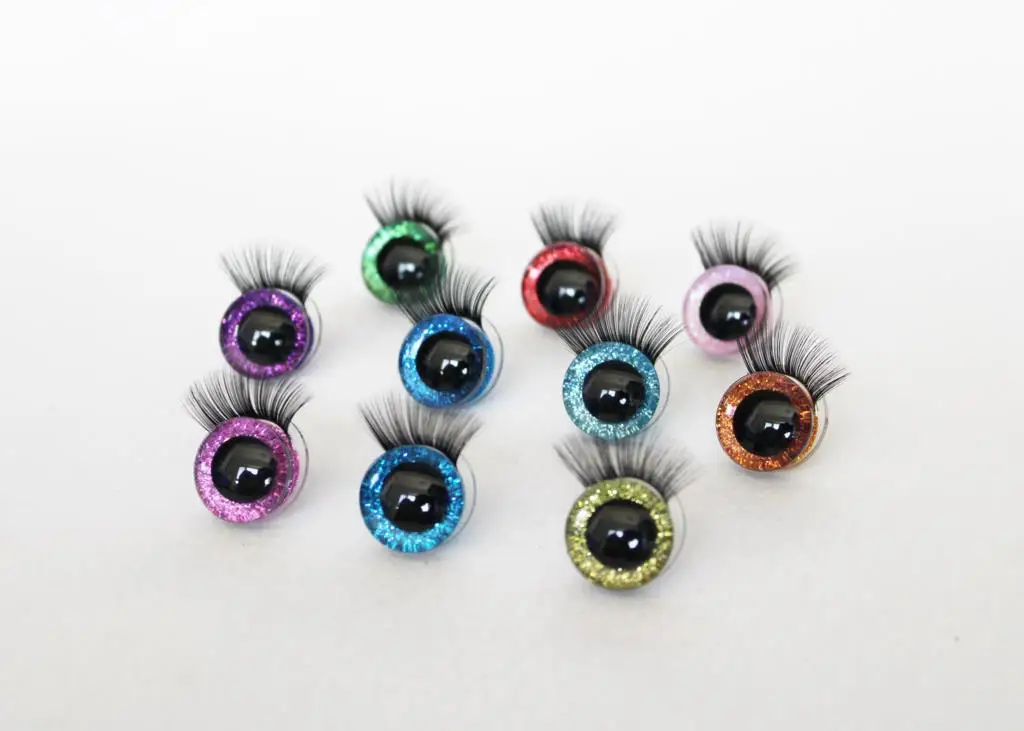 10set-9MM-12MM-30MM-NEW-3D-PUPIL-GLITTER-EYES-WITH-BLACK-EYELASH-TRAY ...