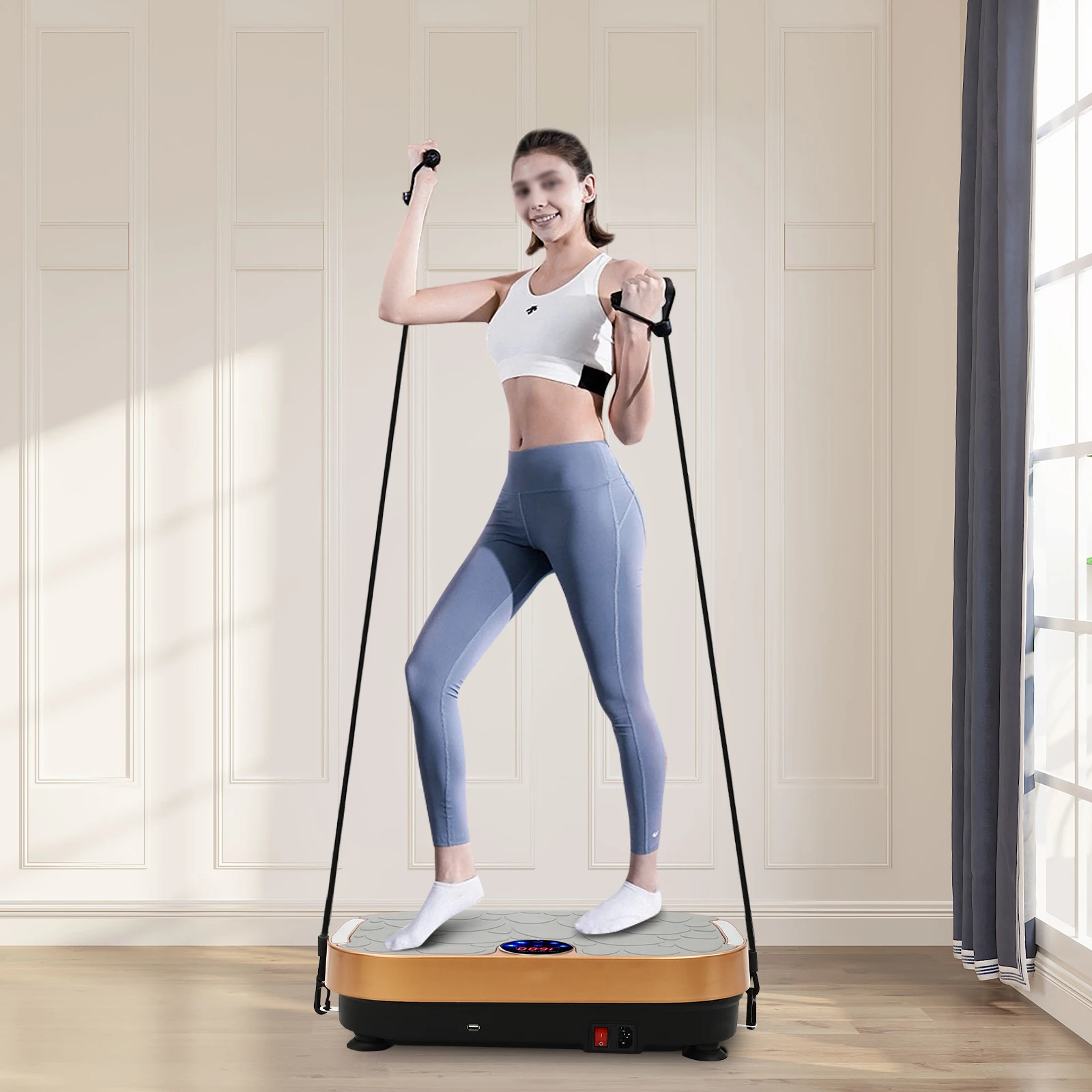 Mini-Sports-Vibration-Board-With-Bluetooth-Vibration-Plate-In-Noble ...