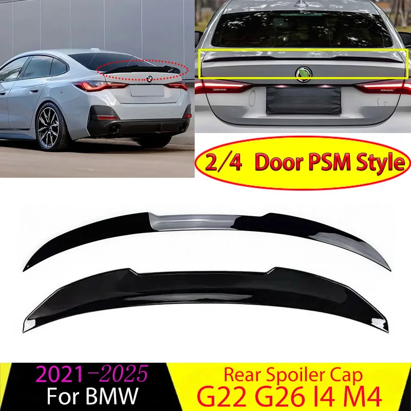 For BMW G22 G26 M4 2 Door 4 Door Gran Coupe 2021-2025 PSM Style Rear ...