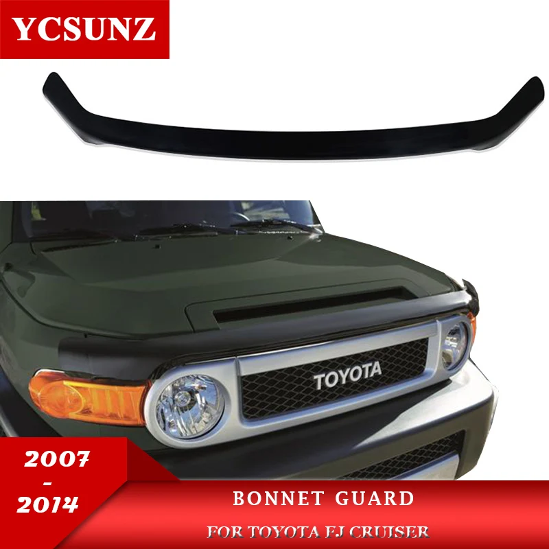 Matte-Black-Front-Bug-Shield-Hood-Deflector-Guard-For-Toyota-FJ-Cruiser ...