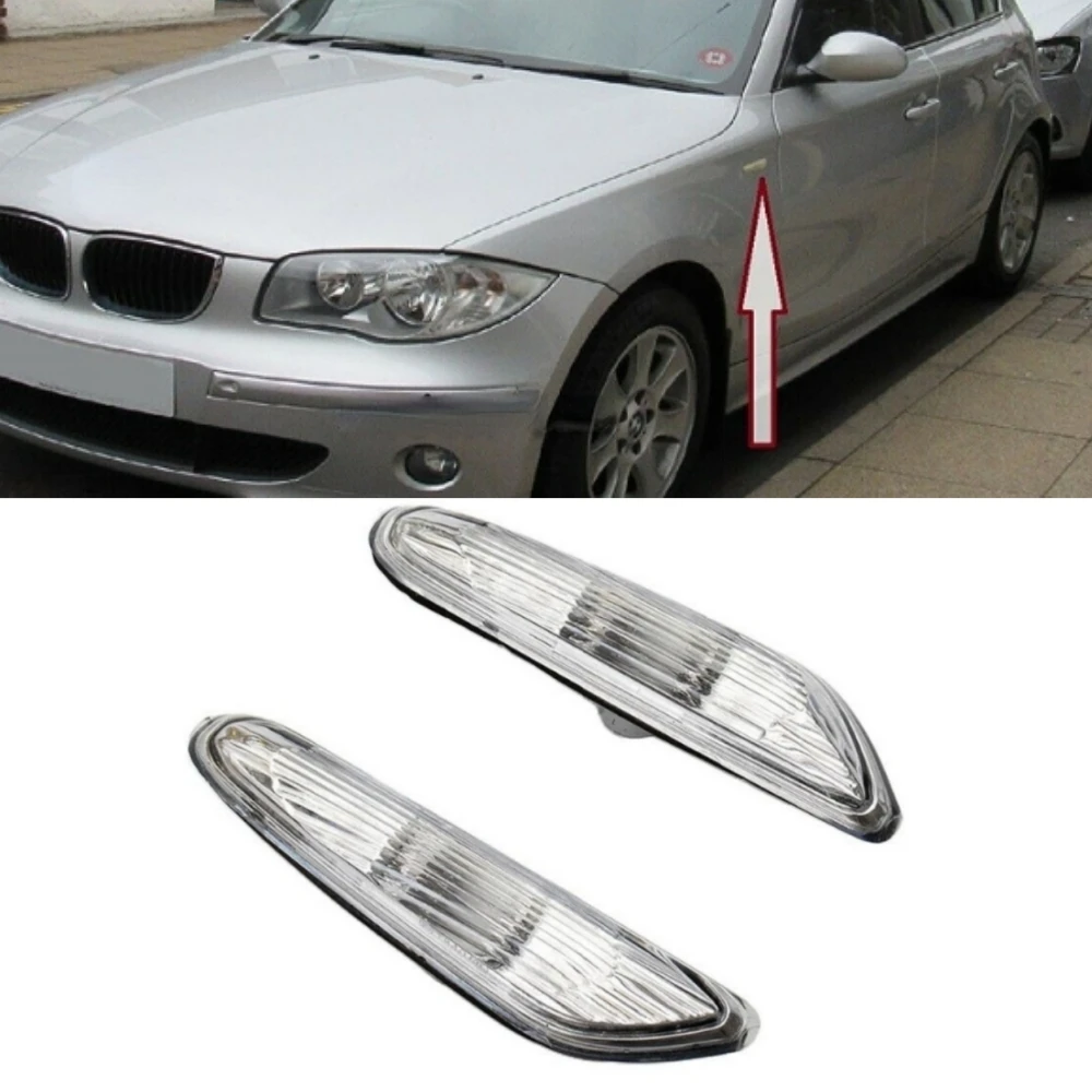 Left and right fender turn signal lights63137253325 63137253326 For BMW ...