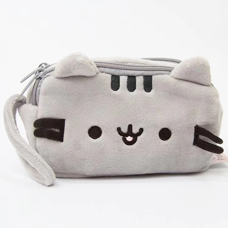 Plush Cat Kawaii Pencil Case | Cute Cat Cartoon Pencil Case | Cute ...