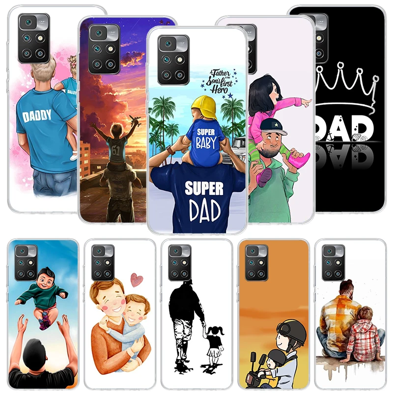 Dad-And-Baby-Girl-Boy-Phone-Case-For-Xiaomi-Redmi-12-12C-10-10C-9-9C.jpg