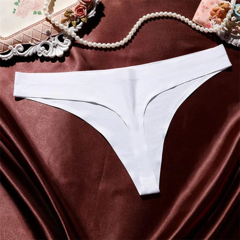 S-XL-Women-Seamless-Thongs-and-G-Strings-Hot-Ice-Silk-Sexy-Ladies-Low ...