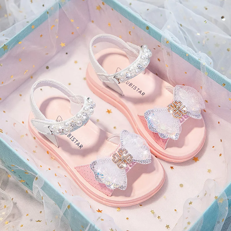 PU-Leather-Princess-Sandals-For-Girls-Rhinestone-Diamond-Bow-Fashion ...