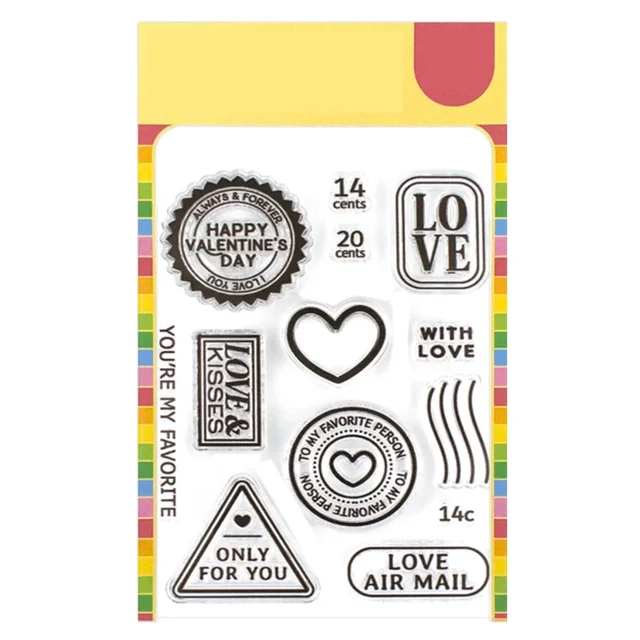 Cent Stencil 2023 Dec. New Postage Collage Love Metal Cutting Dies And