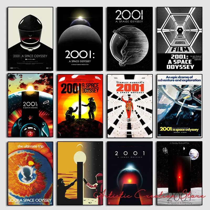 2001-A-Space-Odyssey-Posters-Classic-Sci-fi-Movie-Prints-Art-Canvas ...
