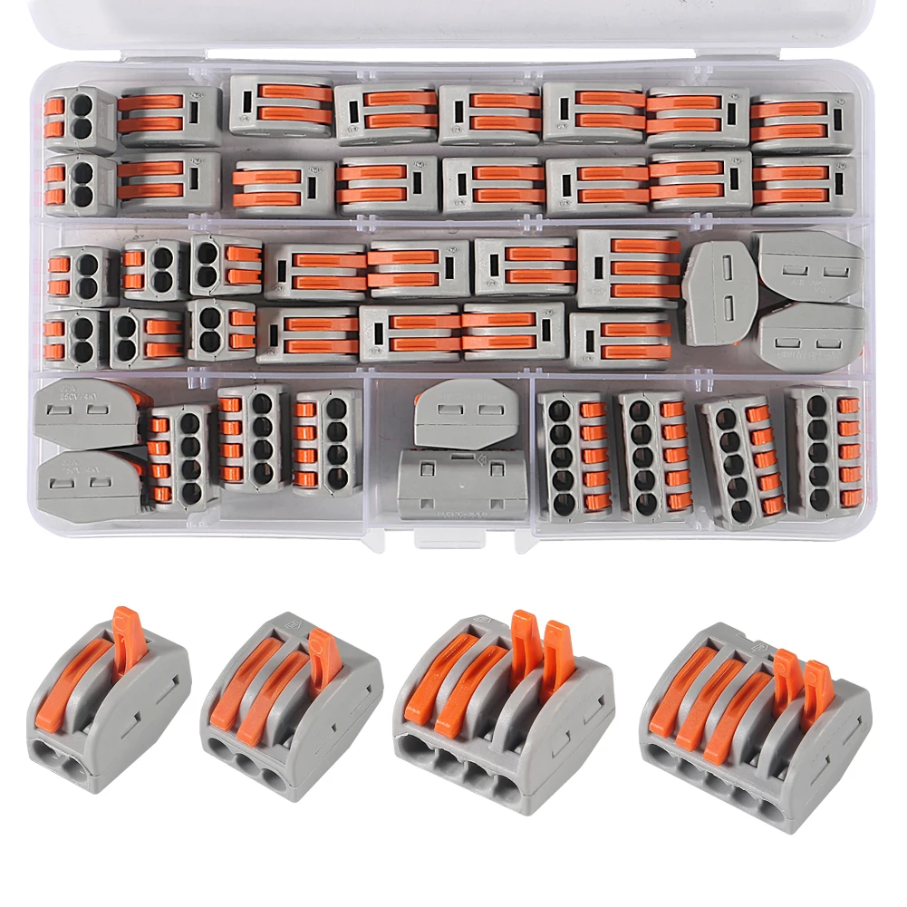 55pcs-Quick-Wire-Connector-Fast-Wiring-Push-in-Lever-Connectors ...