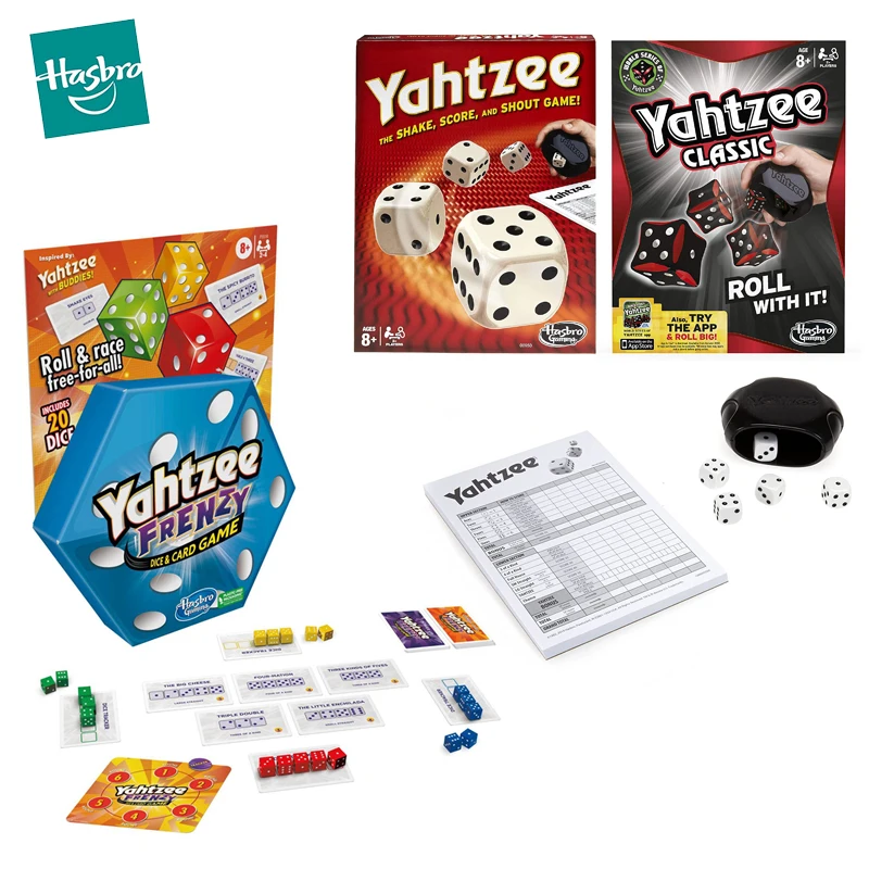 Original-Hasbro-Yahtzee-Frenzy-Dice-and-Card-Game-Family-Strategy ...