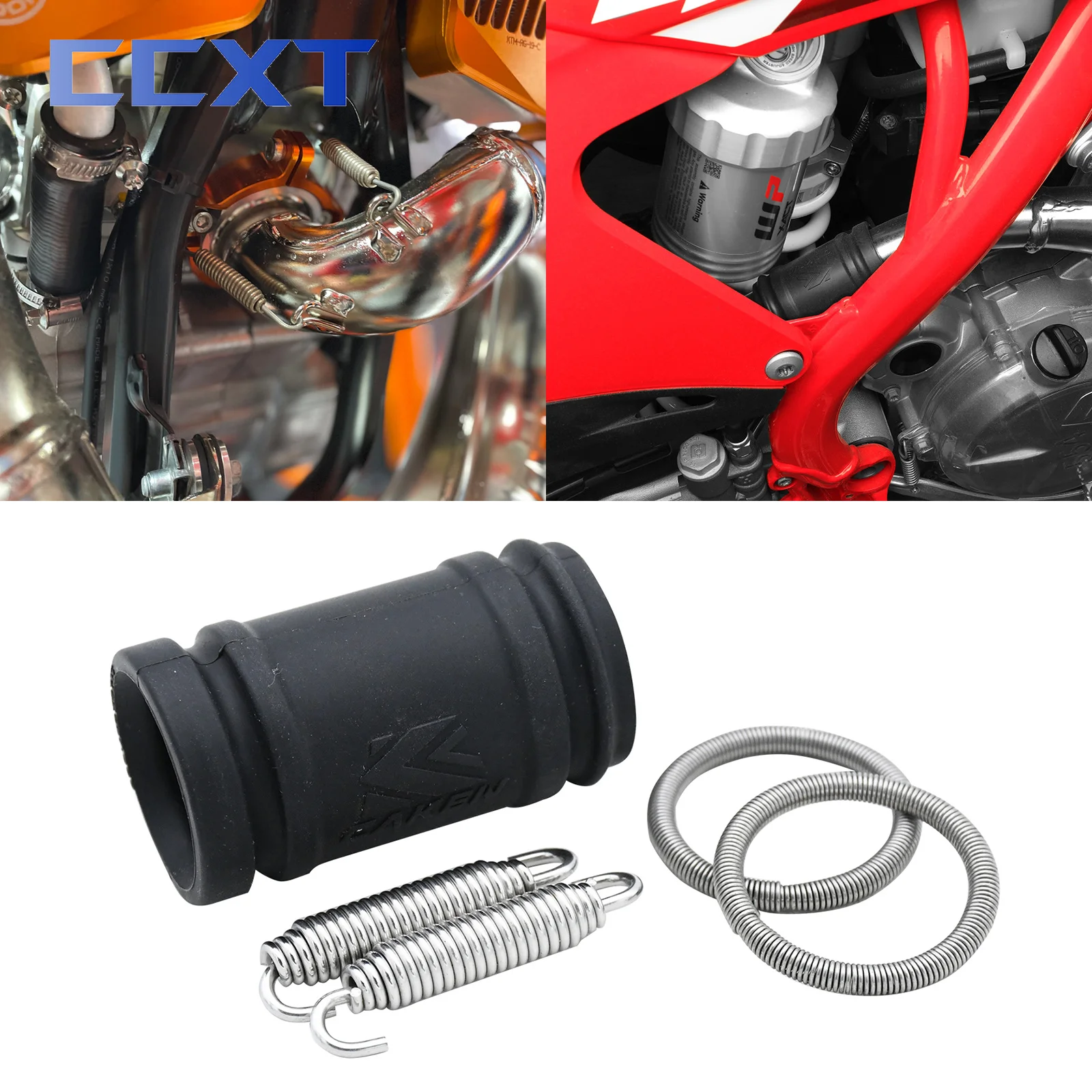 Exhaust Coupler Tailpipe Rubber Seal Cover Kit For KTM 250 300 EXC SX ...