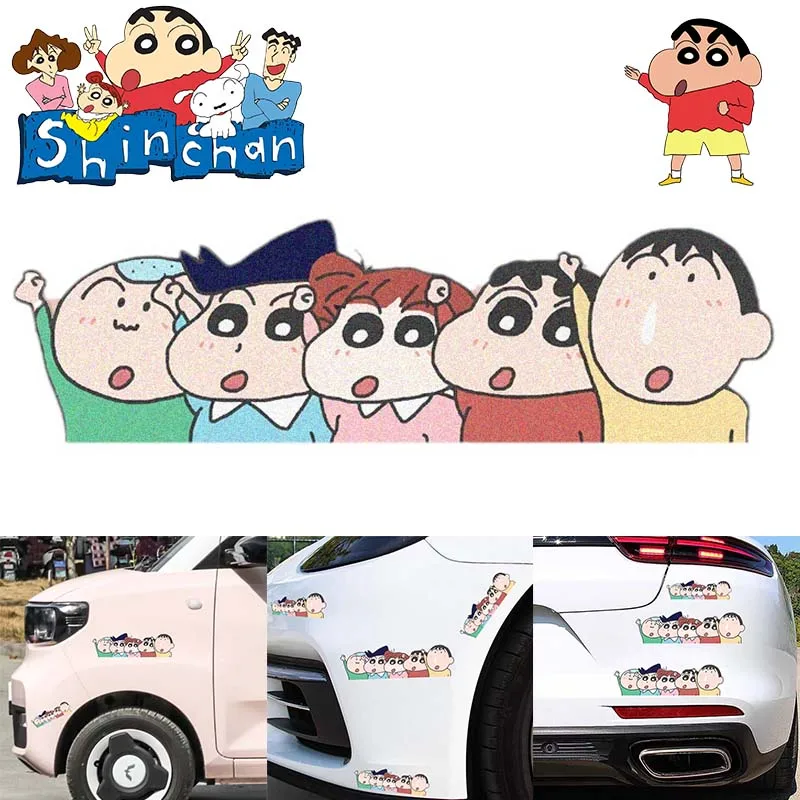 Crayon-Shin-chan-Car-Sticker-Funny-Cartoon-Car-Decor-Stickers-Car-Body ...
